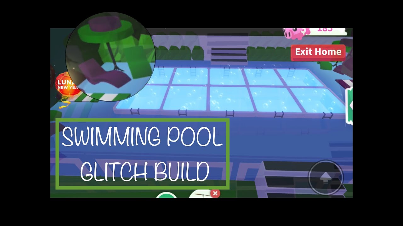 Swimming Pool Glitch Build Tutorial - adoptme - YouTube