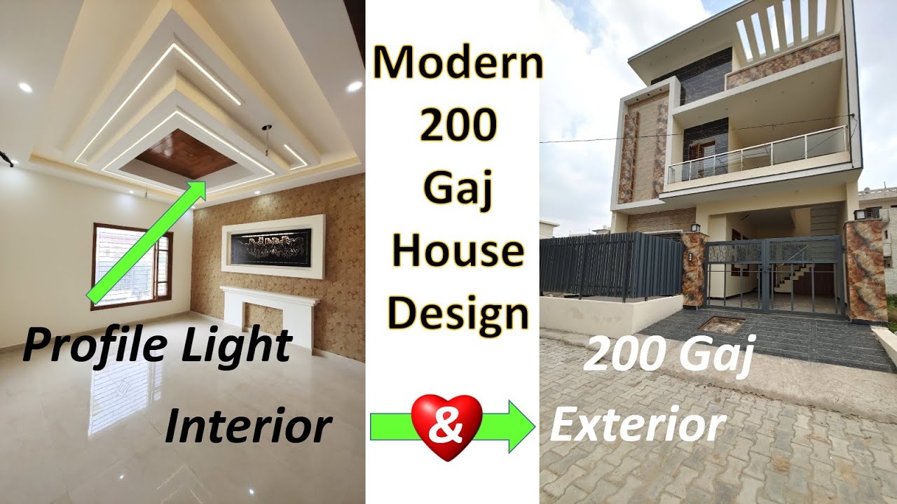 200 Gaj House Design | 30 x 60 house plan - YouTube