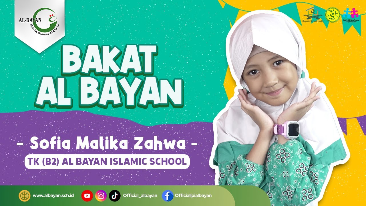 Bakat Al Bayan II Sofia Malika Zahwa II TK AL Bayan Islamic School - YouTube