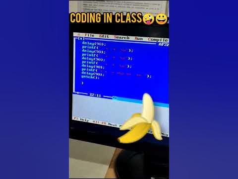 coding in class today 🤪😀🍌🍌🤠 ||engineering coding ||coding in c ||c programming||#afzalmauve ...