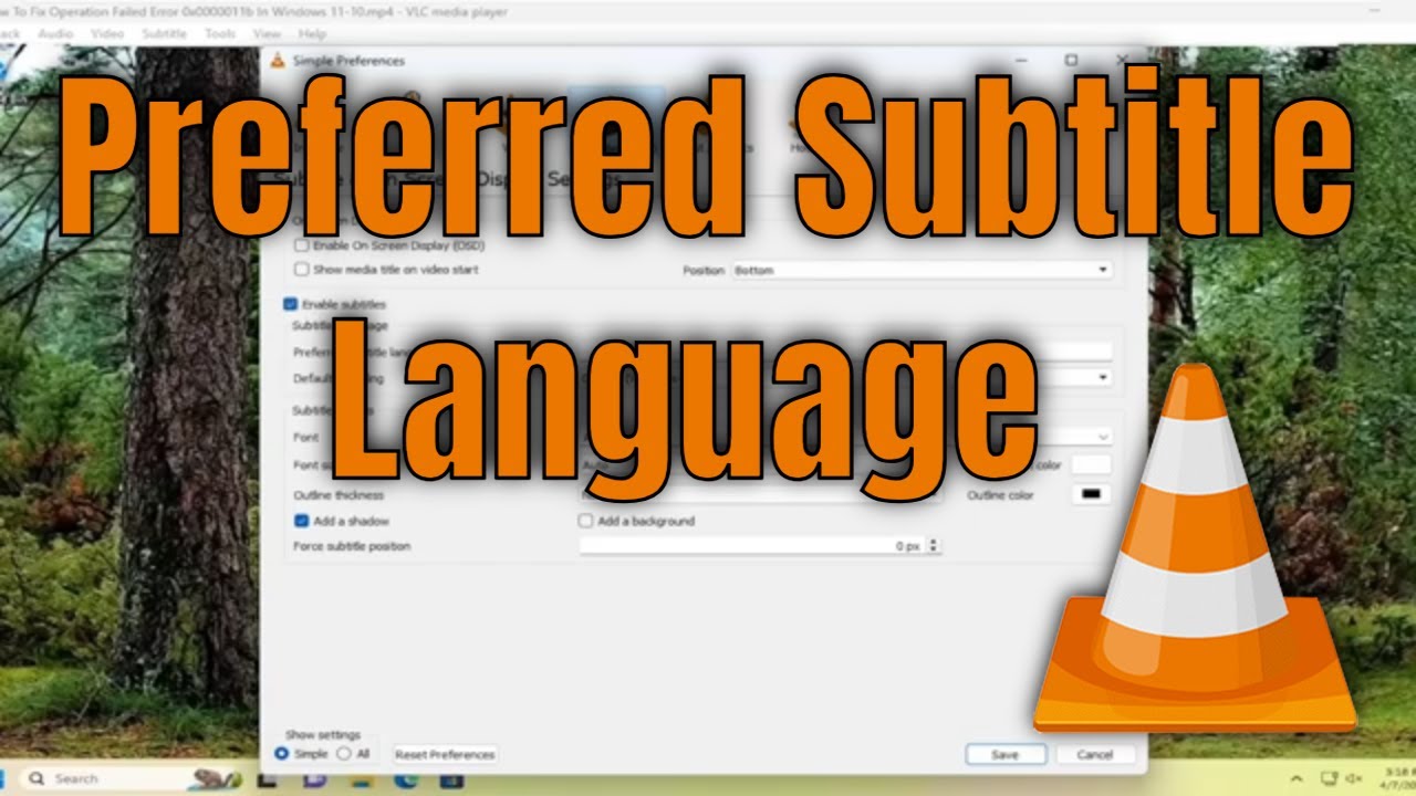 How To Change Preferred Subtitle Language on VLC Media Player [Guide ...