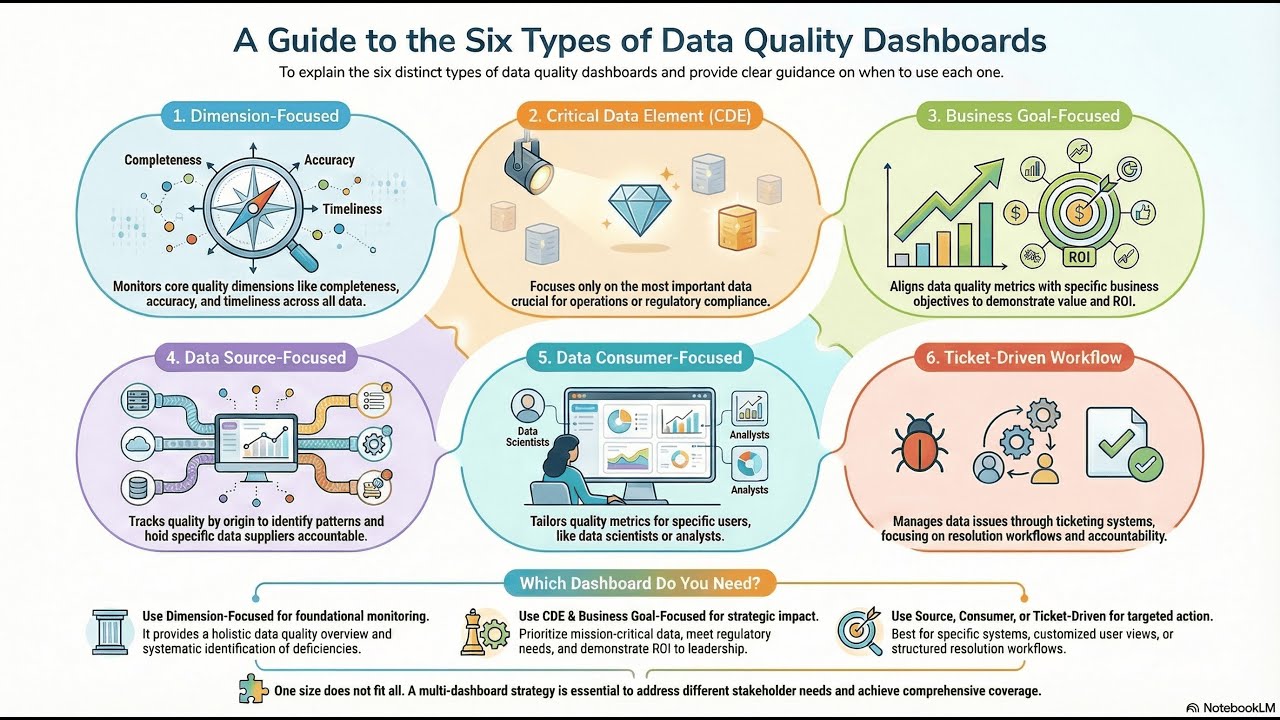 A guide to the six types of Data Quality Dashboards DataKitchen IO ...