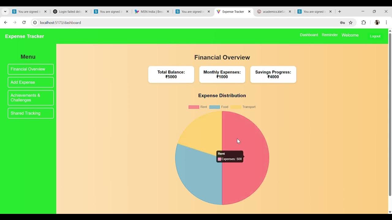 Expense Tracker Project - YouTube