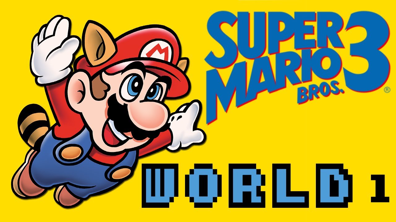 Super Mario Bros. 3 - World 1 [Playthrough] - YouTube