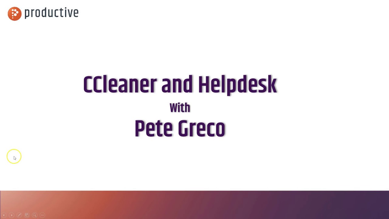 How CCleaner Helps Your Helpdesk - YouTube