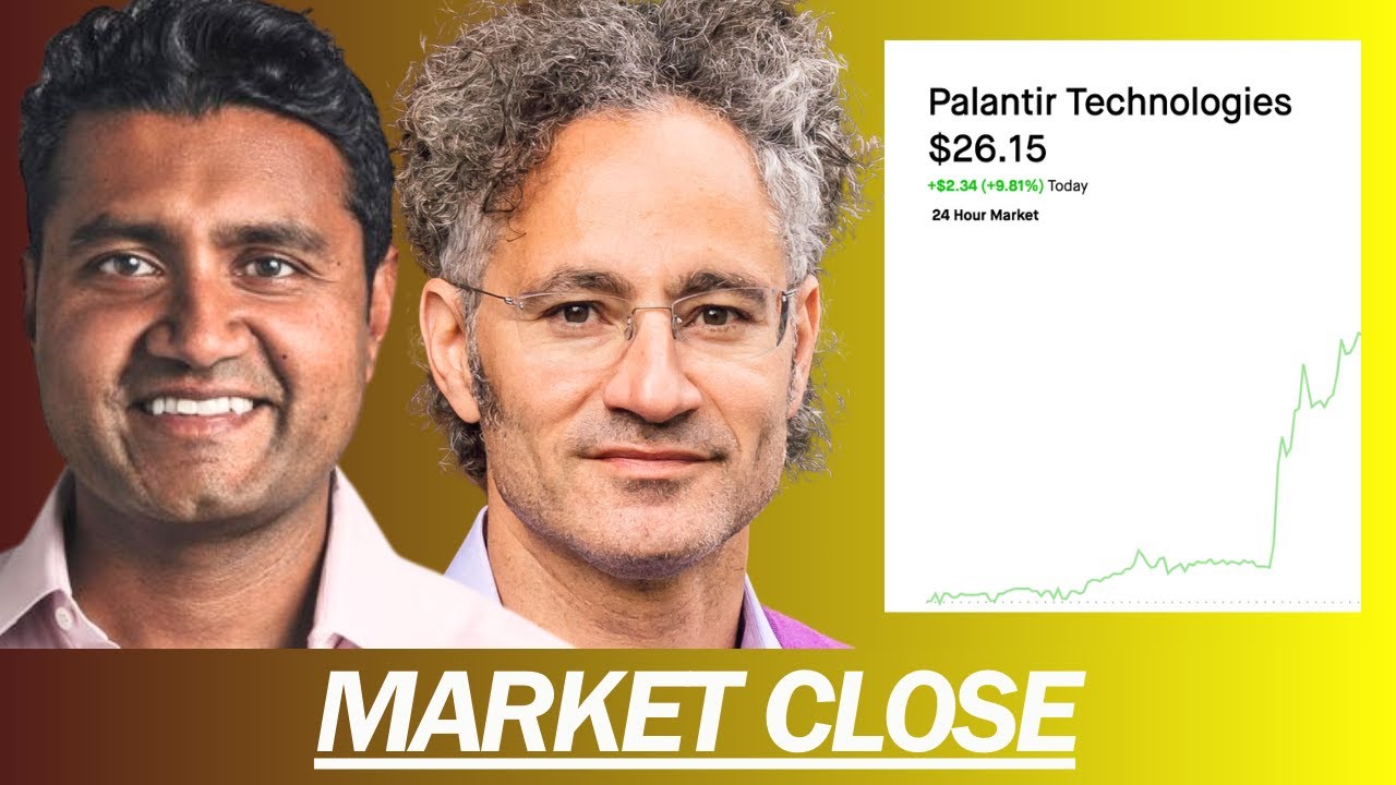 PALANTIR BREAKS $26, NEW SHYAM SANKAR INTERVIEW | MARKET CLOSE - YouTube