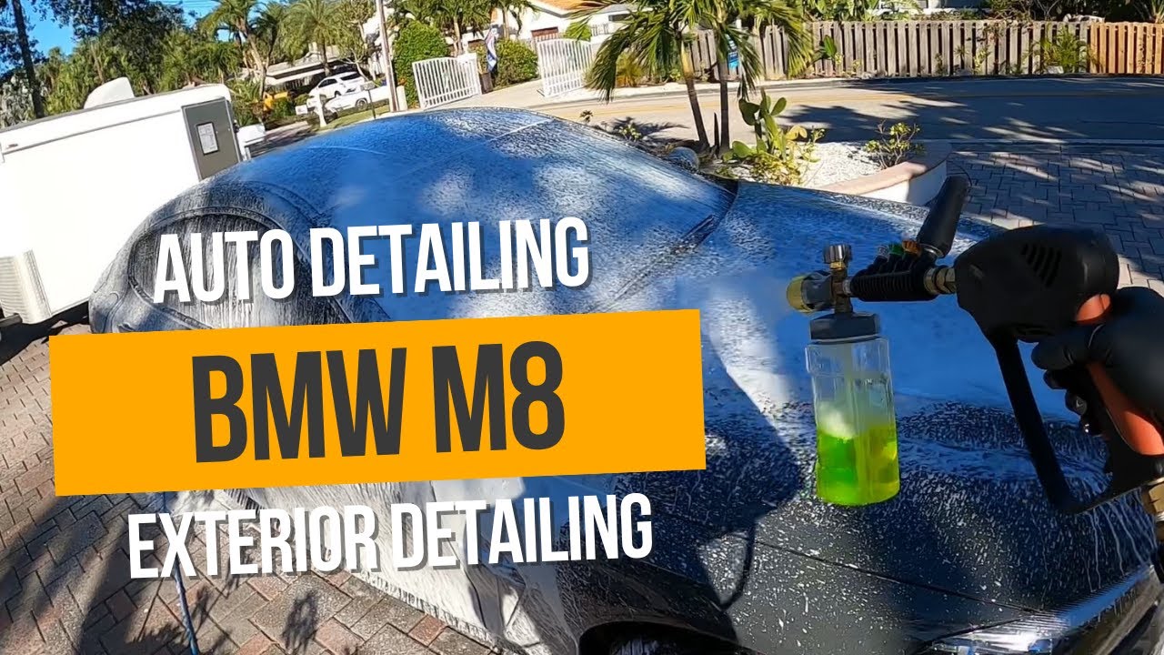 BMW M8 Competition - Auto Detailing - YouTube