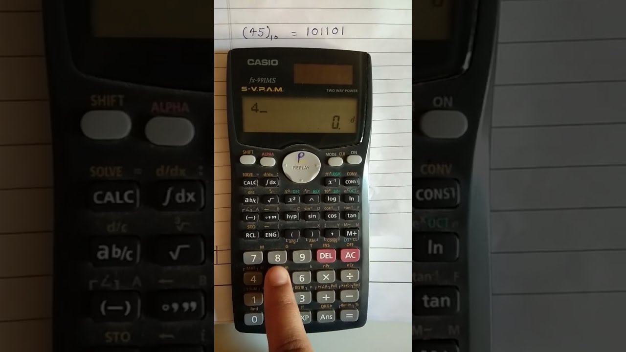 How To Convert Decimal Number To Binary Number In Scientific Calculator How To Convert Decimal Number To Binary Number In Scientific Calculator