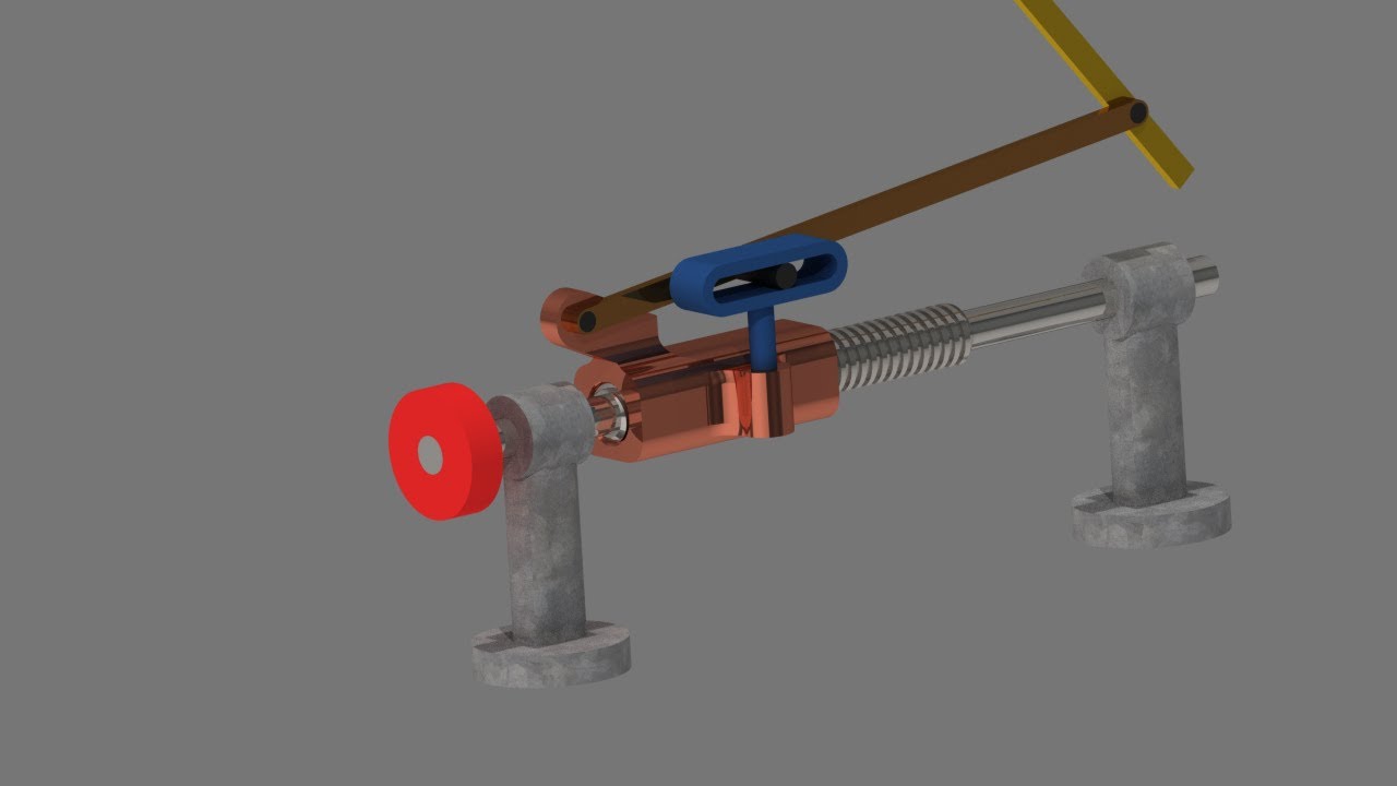 Lever Screw Mechanism - YouTube