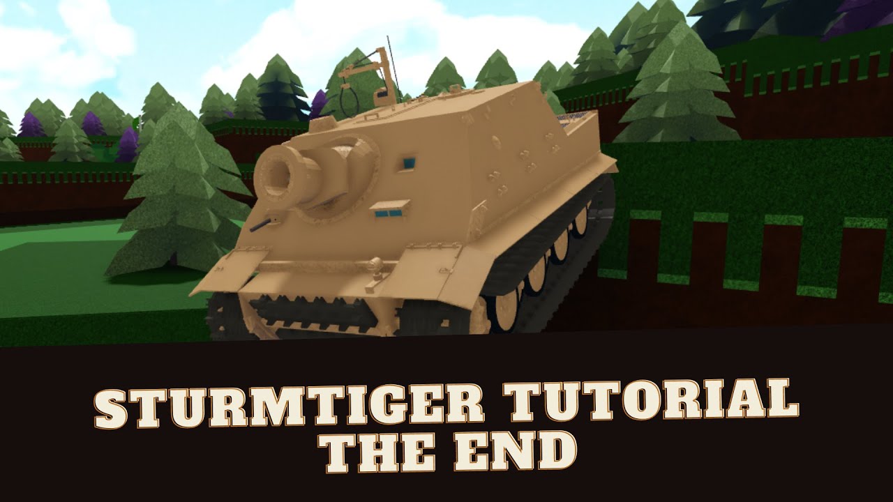 Detailed Sturmtiger Tutorial (Final Part) | Build A Boat For Treasure ...