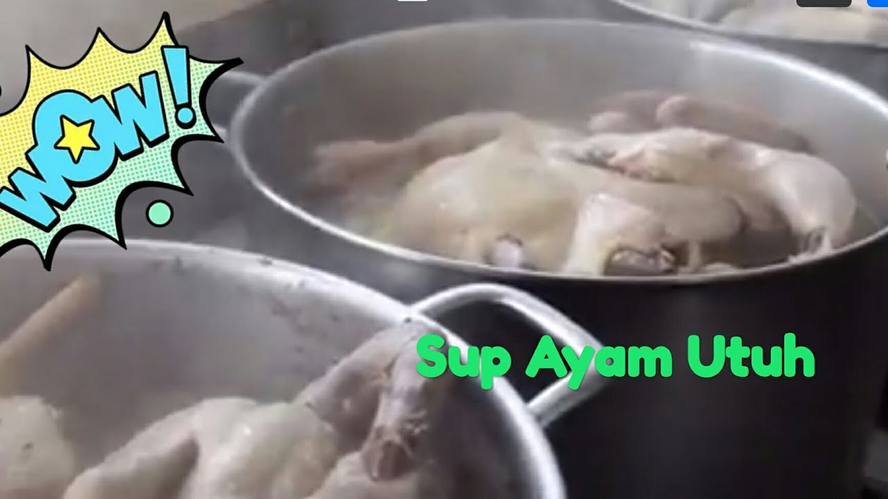 Produksi Massal Sup Ayam Utuh Lezat | Korean street food - YouTube