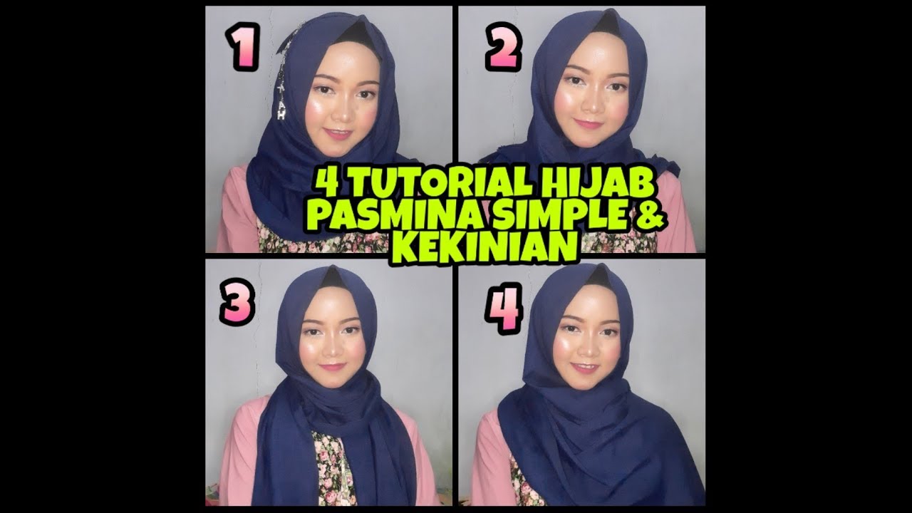 TUTORIAL HIJAB PASMINA SIMPLE & KEKINIAN ||BAROKAH CHANNEL - YouTube