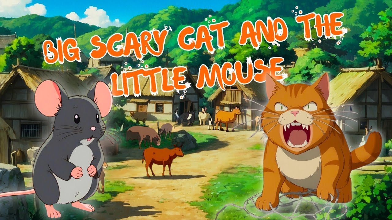 Big Scary Cat And Little Mouse - YouTube