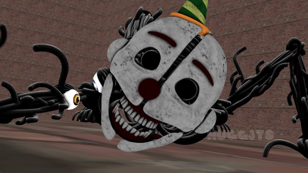 [FNAF/SFM] freaky ennard movements test (no lighting) - YouTube