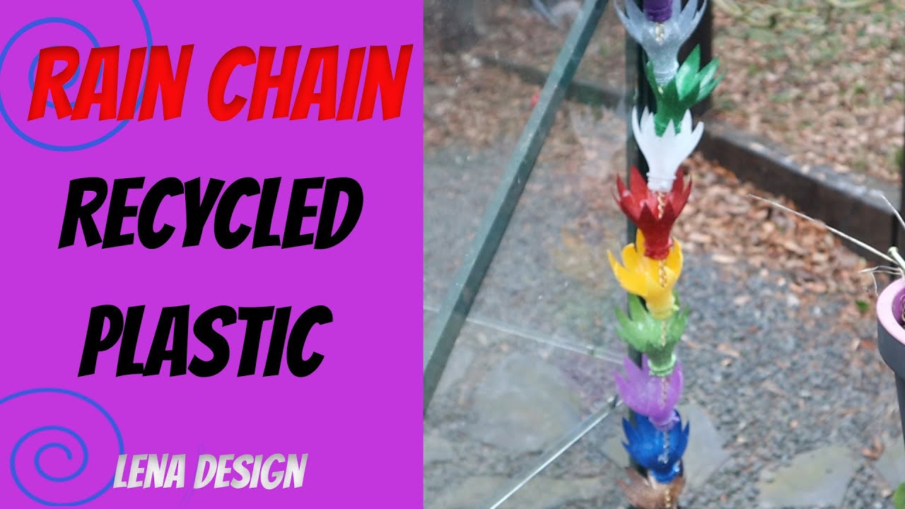 Diy How to make you own Rain Chain out off plastic bottles #garden ...