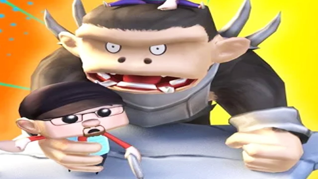FGTEEV Dad and Chase RUNS AWAY FROM SCARY APE! (FGTEEV Ape Chase ...
