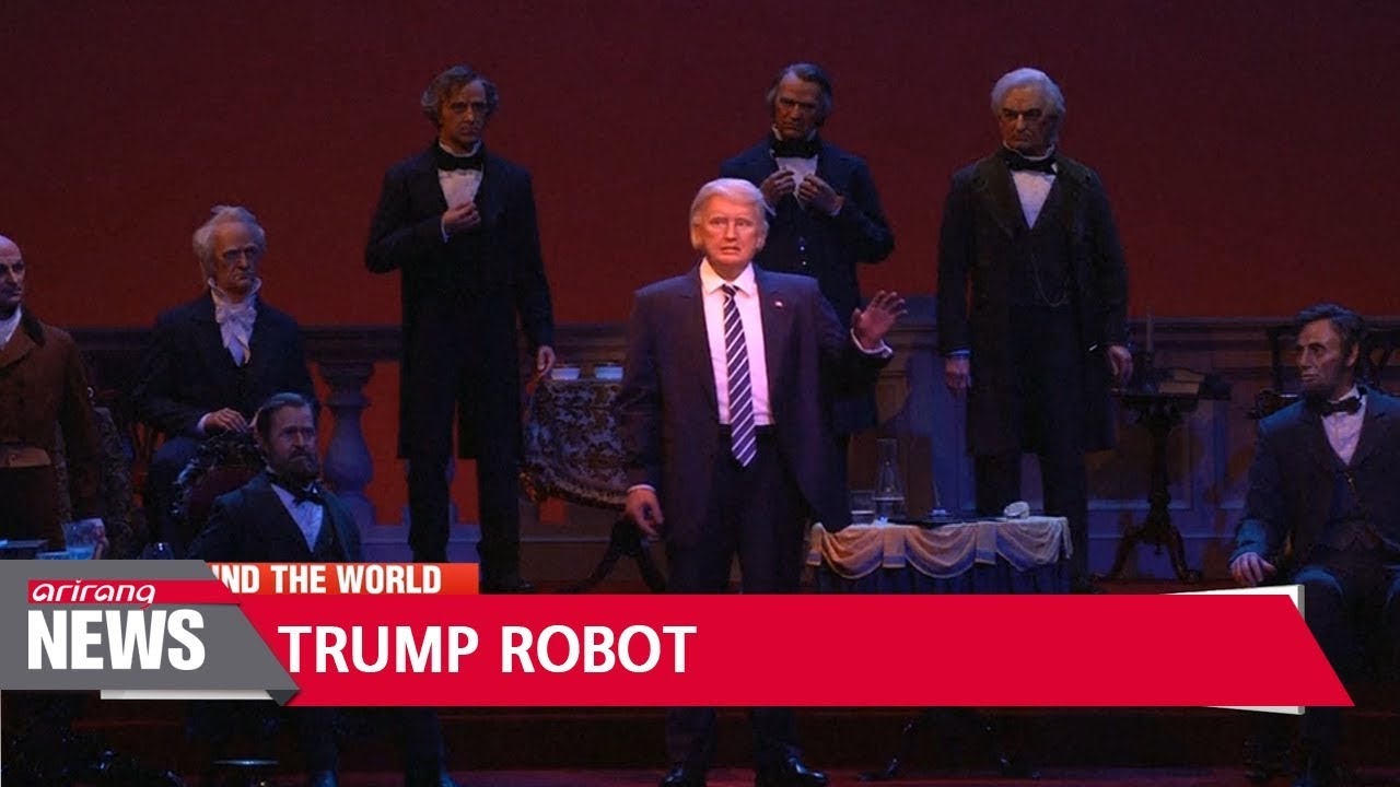 Disney World Florida unveils Trump robot - YouTube