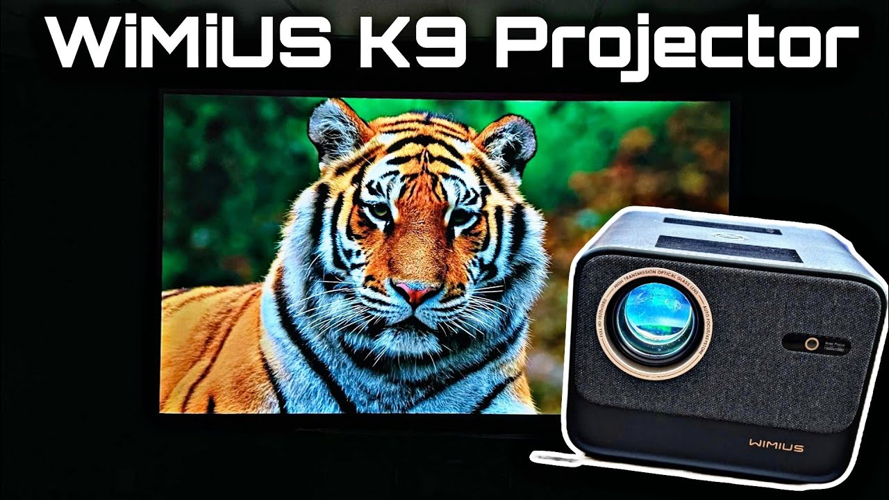 WiMiUS K9 4K Projector 700ANSI Review | Picture Quality Test - YouTube