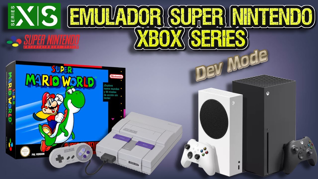 Super Mario World (Snes) Emulador Snes en Xbox Series x/s (Dev mode ...