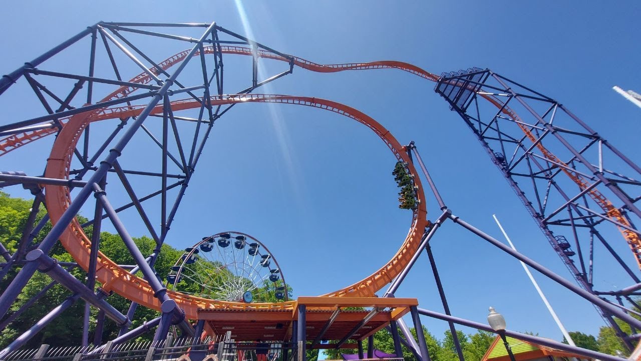 Phobia Phear Coaster Off Ride Footage Lake Compounce - YouTube
