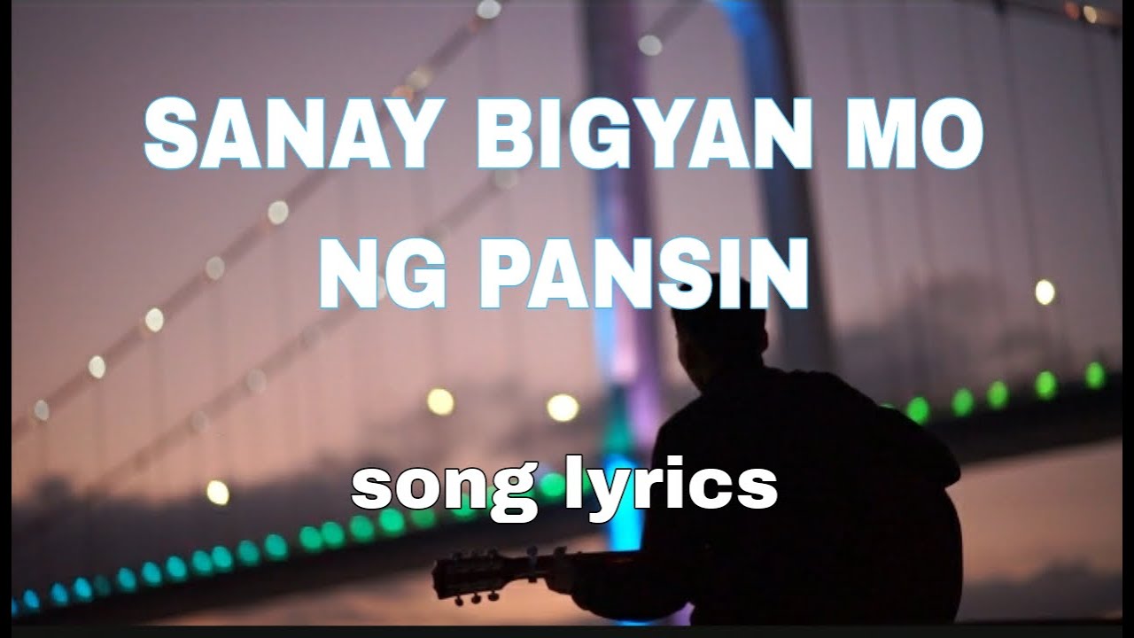 Sana'y Bigyan Mo Ng Pansin || Song Lyrics || J Brothers || cover by TJ ...