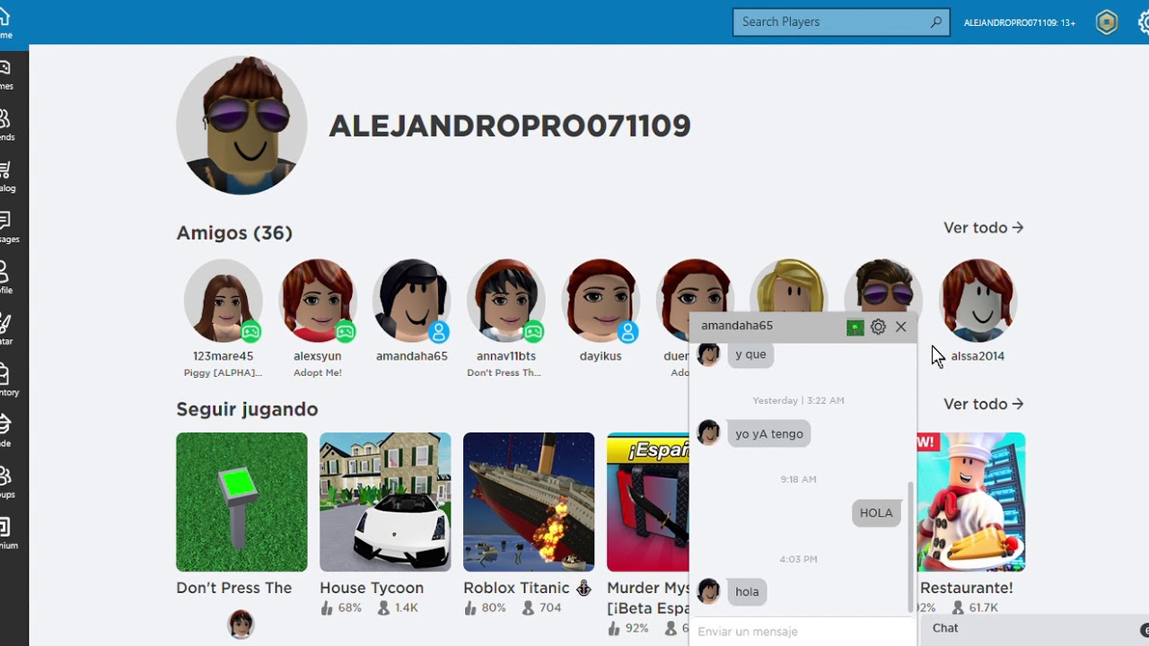 ALEJANDRO MBAPPÉ JUGANDO ROBLOX PARTE 4 - YouTube