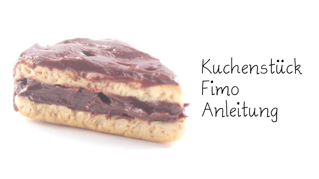 [Fimo] Kuchenstück Fimo Anleitung/ polymer clay cake slice | Anielas ...
