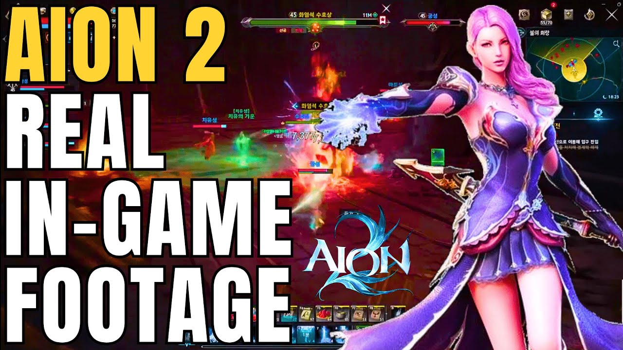 AION 2 Real In-Game Footage - VIDEO FOOTAGE From NC Taiwan Live Stream ...
