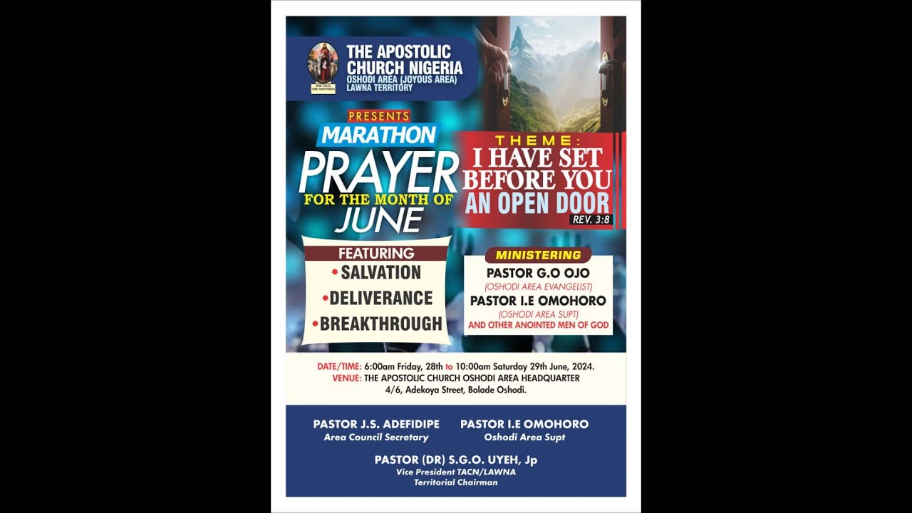 MARATHON PRAYER FOR THE MONTH OF JUNE 28,2024 - YouTube