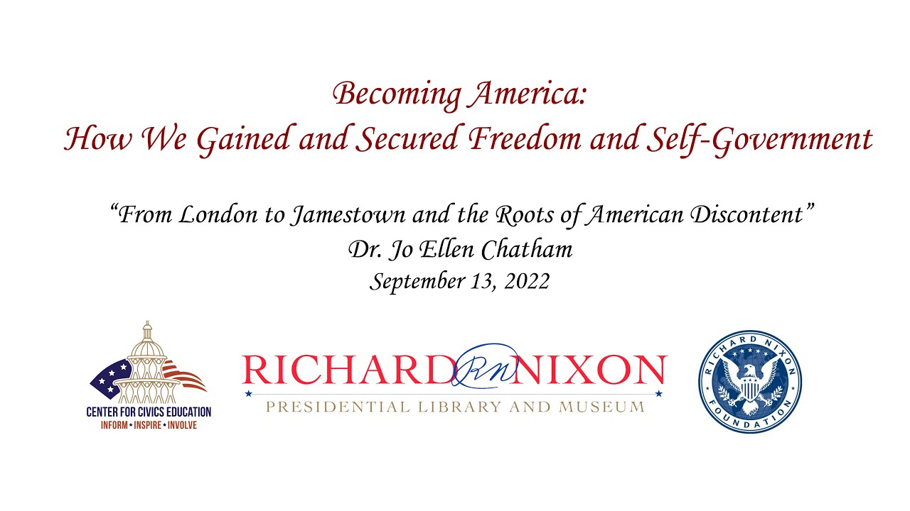 Becoming America | Lecture 1 | From London to Jamestown and the Roots ...