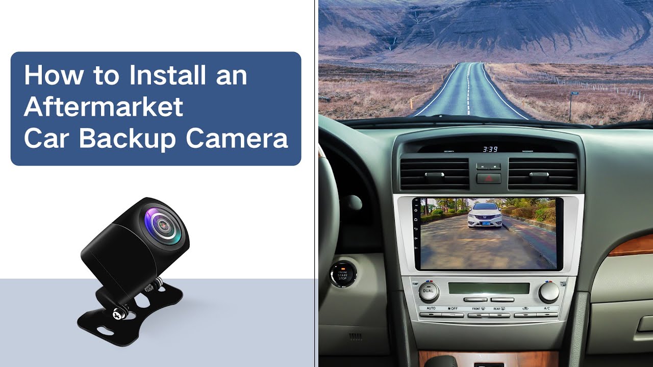 How to Install an Aftermarket Car Backup Camera - YouTube
