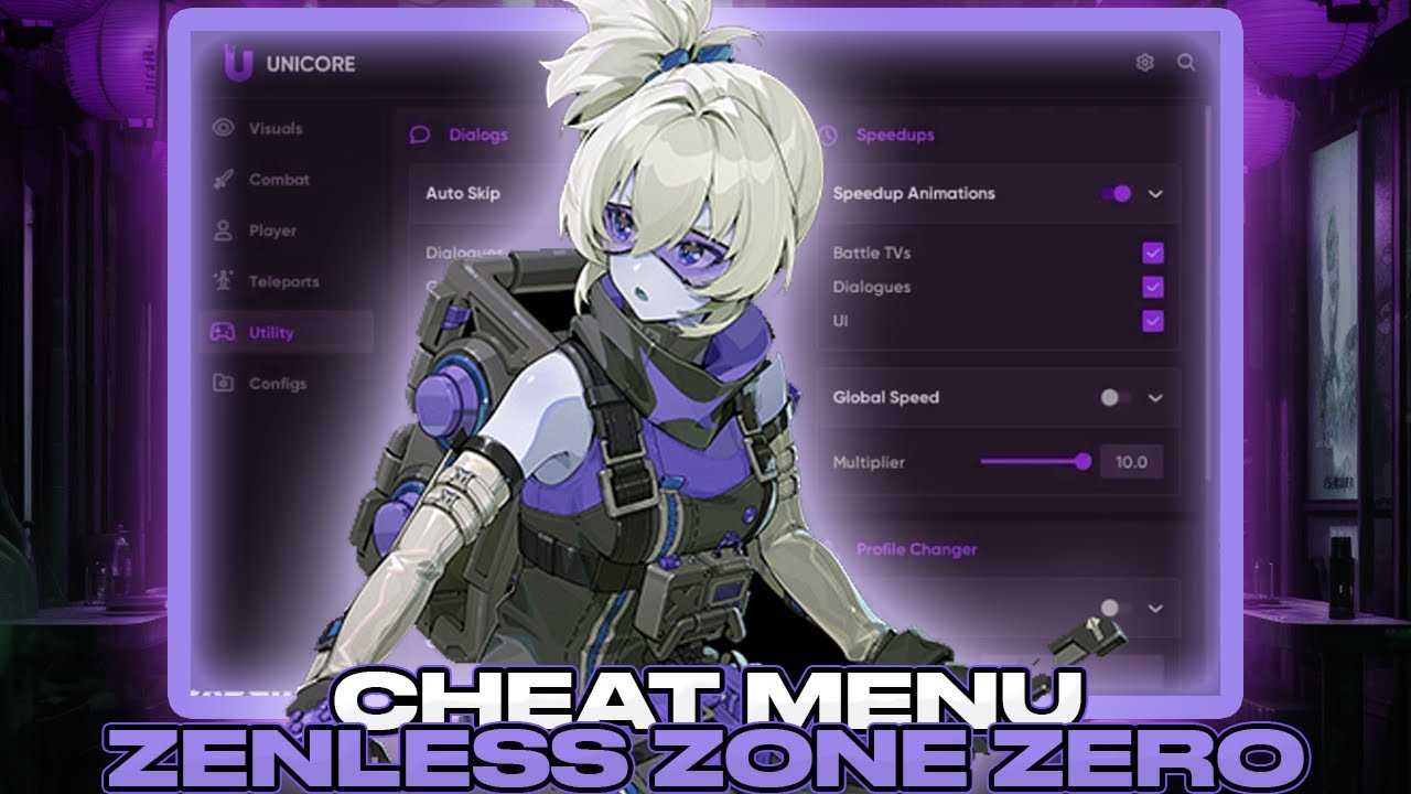 **New** Zenless Zone Zero - Cheat Menu | Top Cheat For Zenless Zone ...
