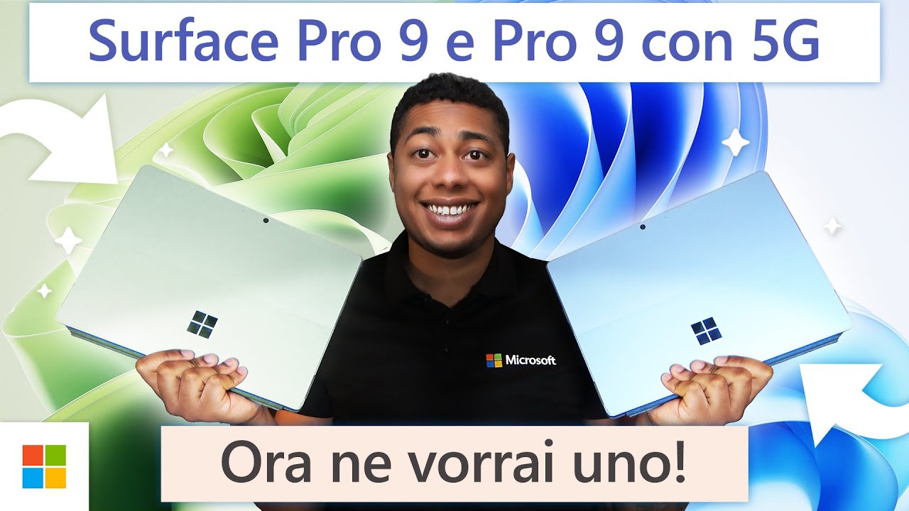Surface Pro 9 e Pro 9 5G | Unboxing, Panoramica & Test - YouTube