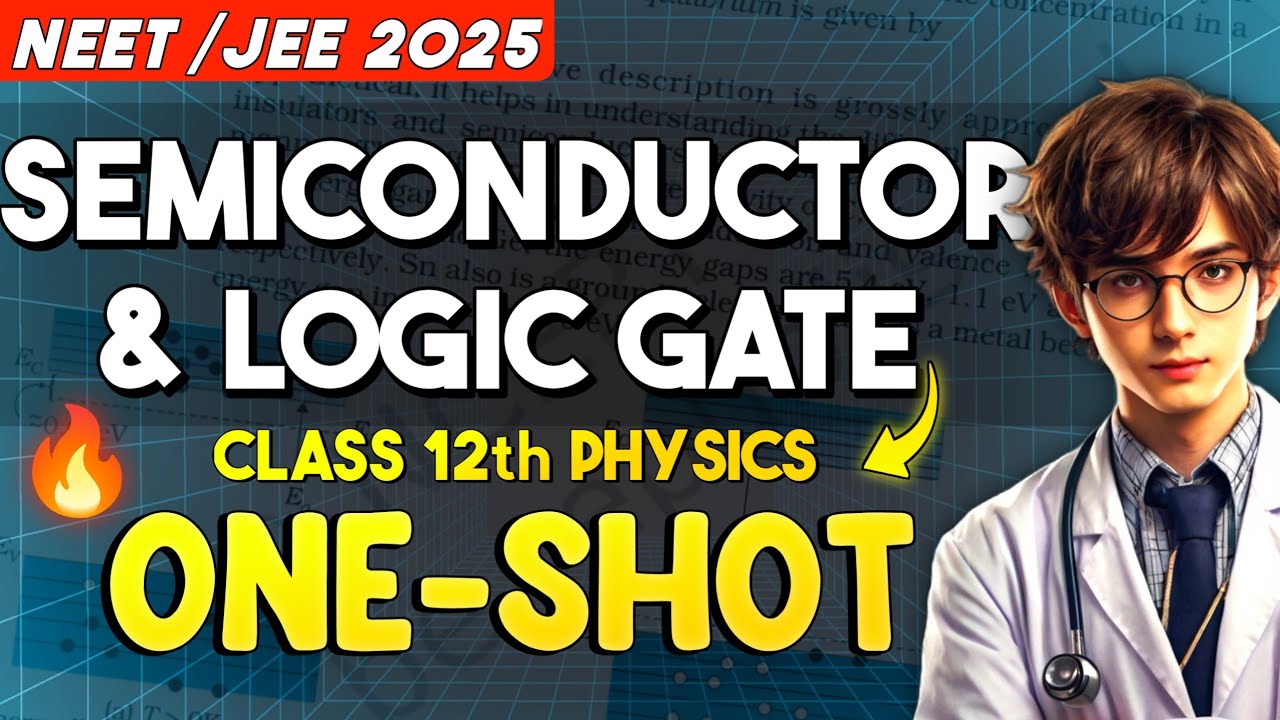 Complete SEMICONDUCTORS & LOGIC GATES In One Video | Class 12 Physics ...