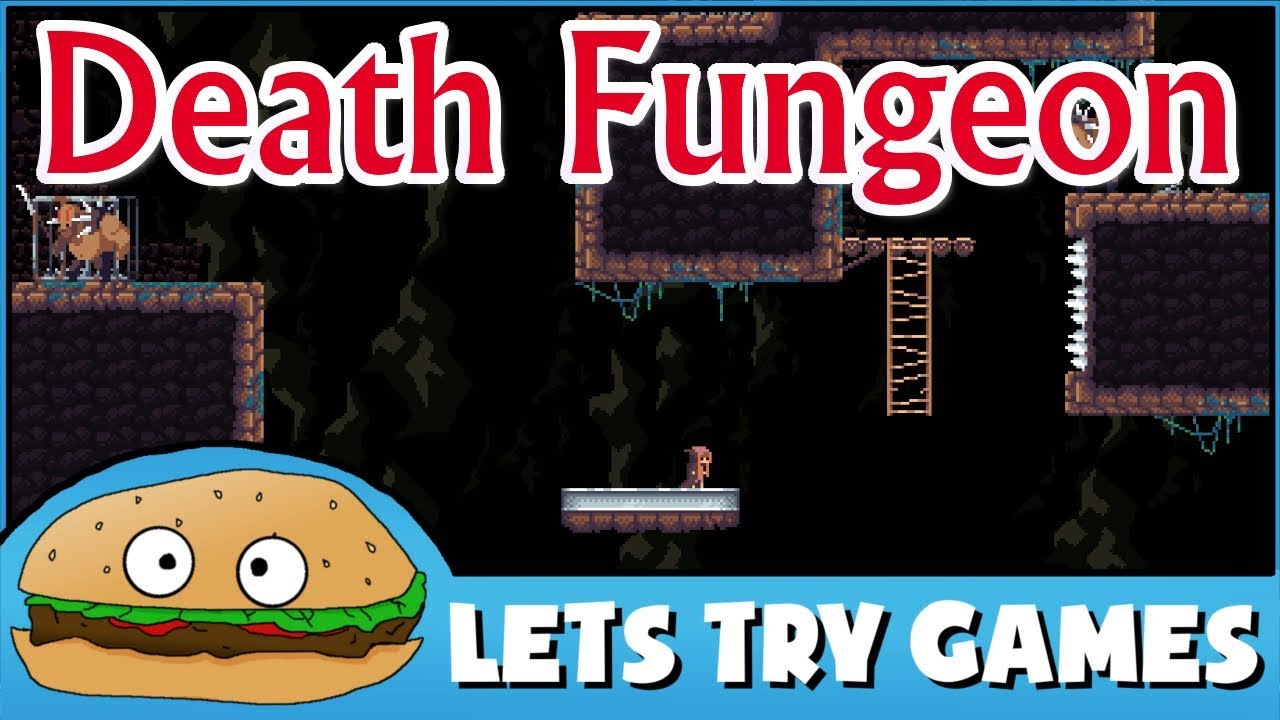 DEATH FUNGEON 🧗 Super Hard Puzzle Platformer 🍔 Lets Try Games 🍔 - YouTube