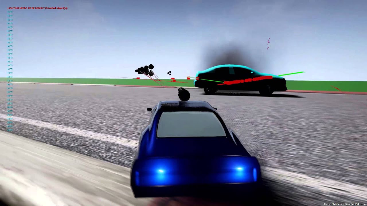 Death Race Point Damage 3D Widget, Impact GPU particles & Explosions ...