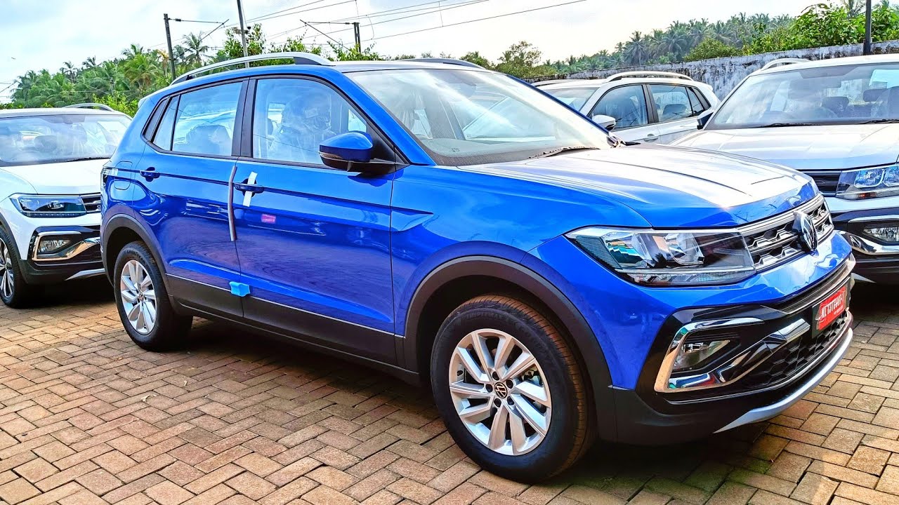 Blue Colour for all Variants..? 2023 New Volkswagen Taigun updates ...