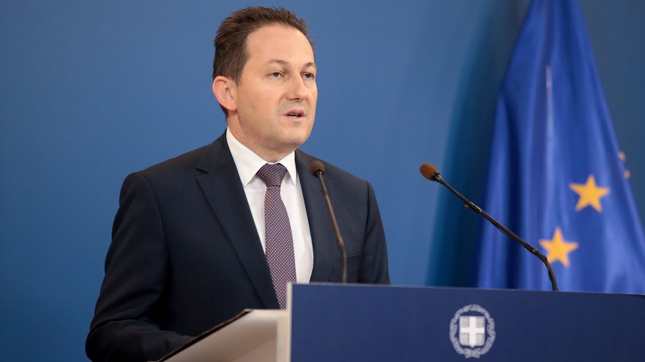 Eνημέρωση πολιτικών συντακτών από τον Κυβερνητικό Εκπρόσωπο Στέλιο ...
