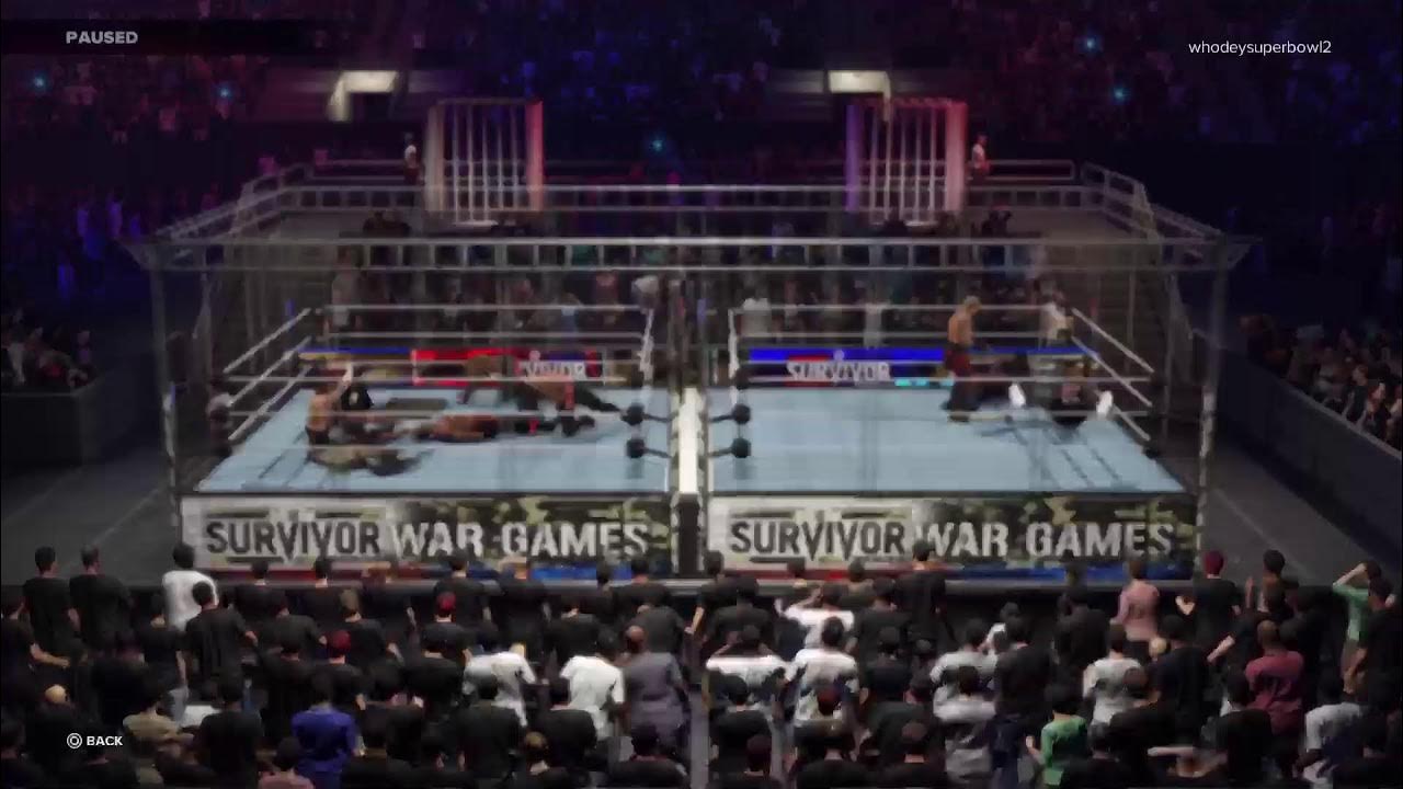 WWE 2K24: Men's War Games match Survivor Series 2024 | Prediction Highlights - YouTube