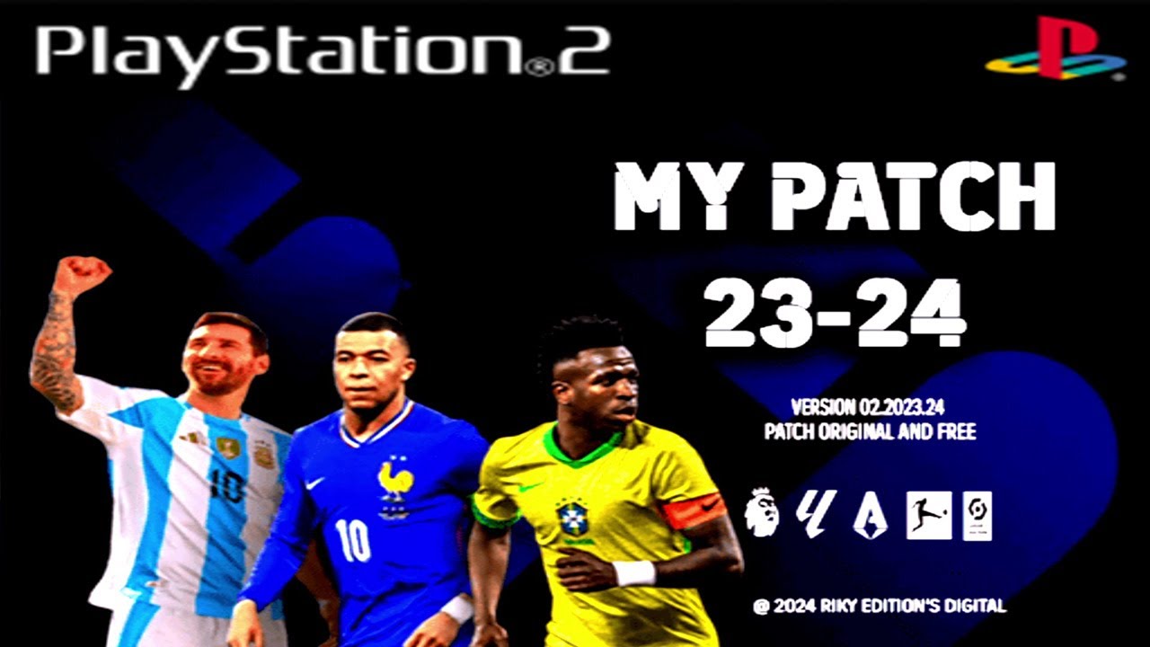EFOOTBALL PES 2024 (PS2) COPA AMÉRICA E EURO ATUALIZADO - YouTube