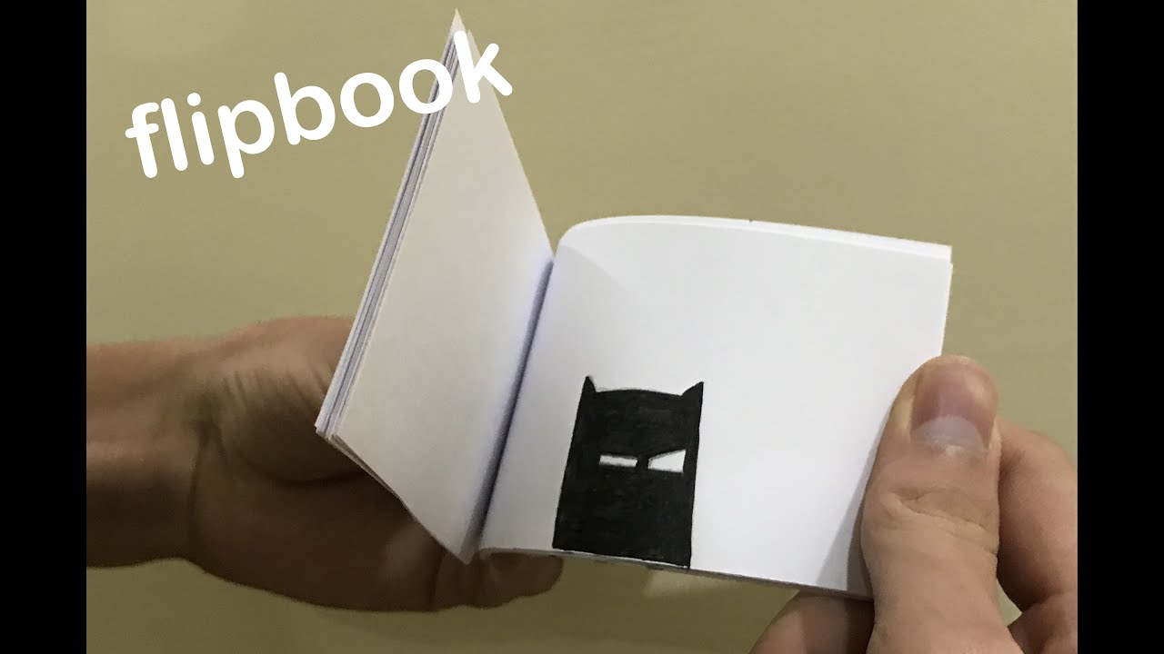 BATMAN FLIPBOOK (and How I Made It) FLİPBOOK NASIL YAPILIR. - YouTube