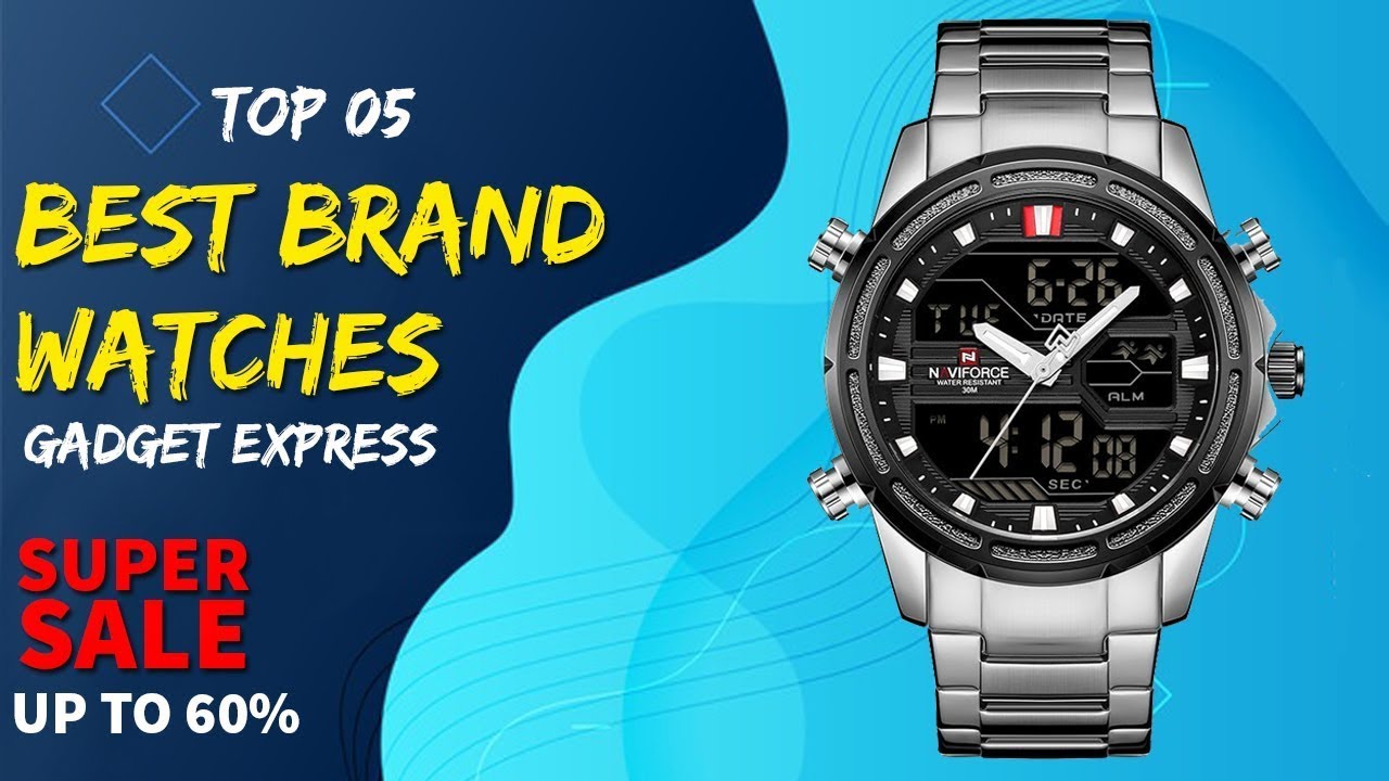 Top 05 Best Mens Brand Watch from || Gadget Express On Aliexpress - YouTube