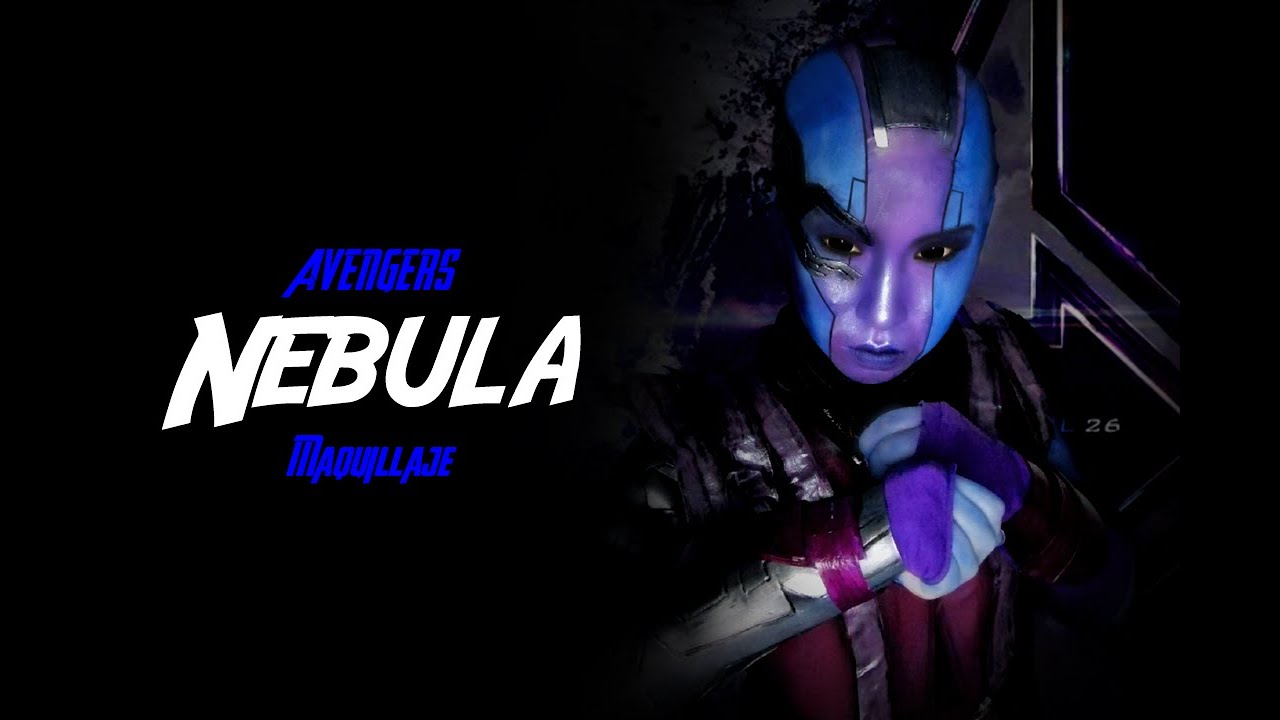 MAQUILLAJE DE NEBULA AVENGERS (Nebula Makeup Tutorial) - YouTube