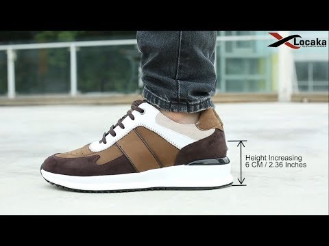 Sports Height Increase Sneakers For Men That Make You 6 CM /2.36 Inches Taller