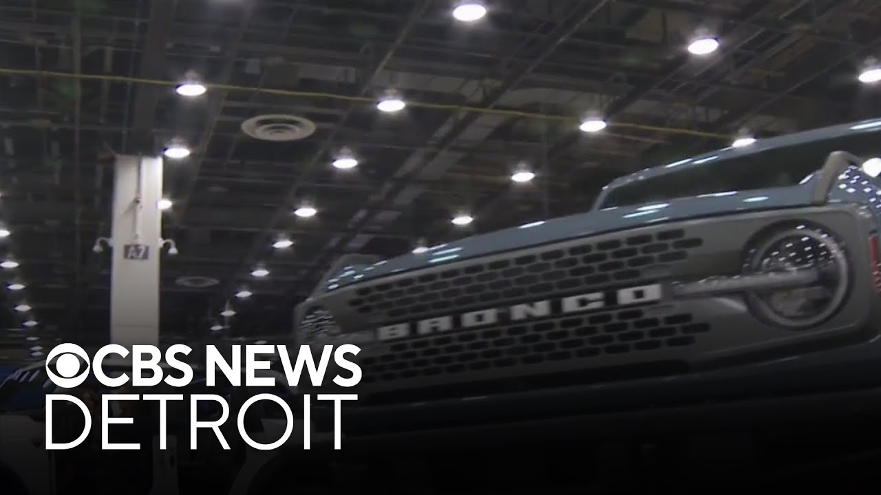 Take a test drive in a Bronco on Ford's "Built Wild Track" at Detroit ...