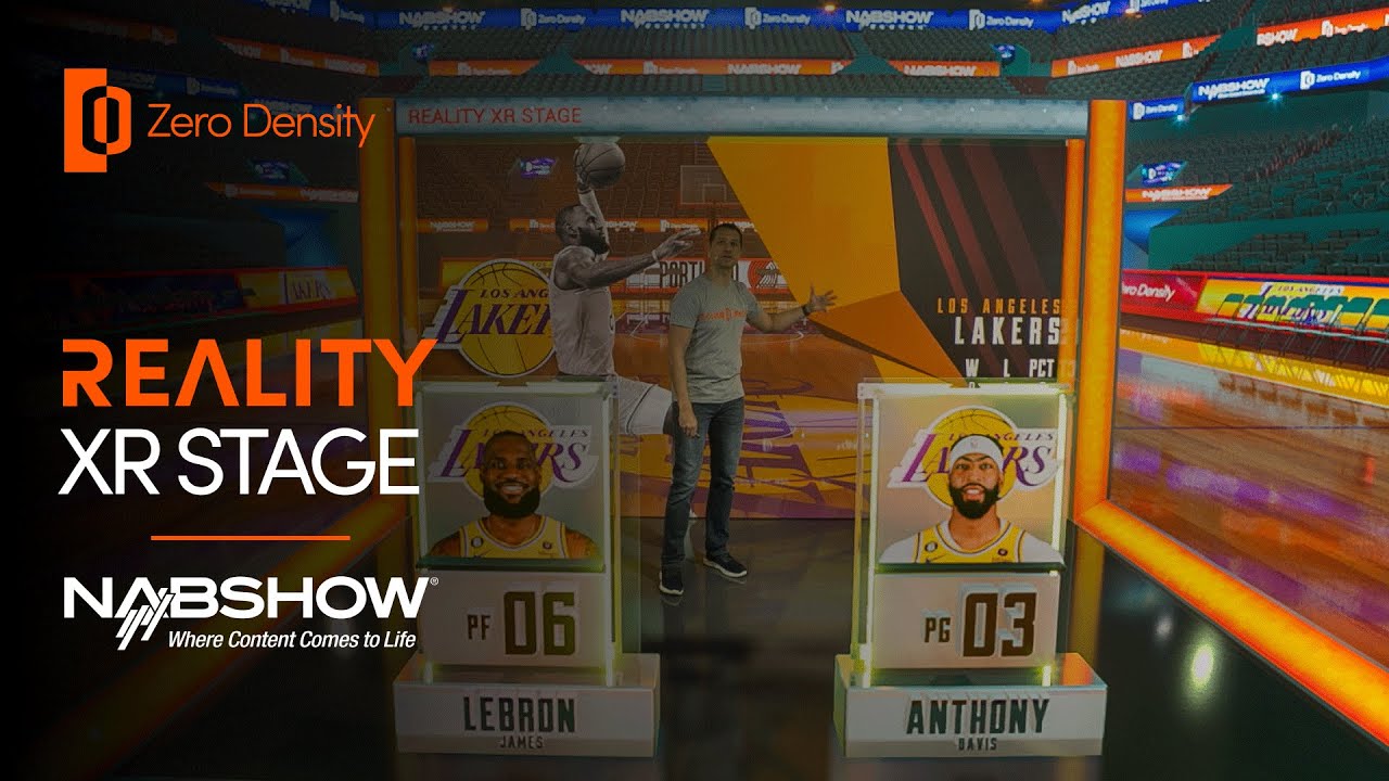 Reality XR Stage - Live AR & LED-based Extended Reality (XR) Demo by Zero Density at NAB Show ...