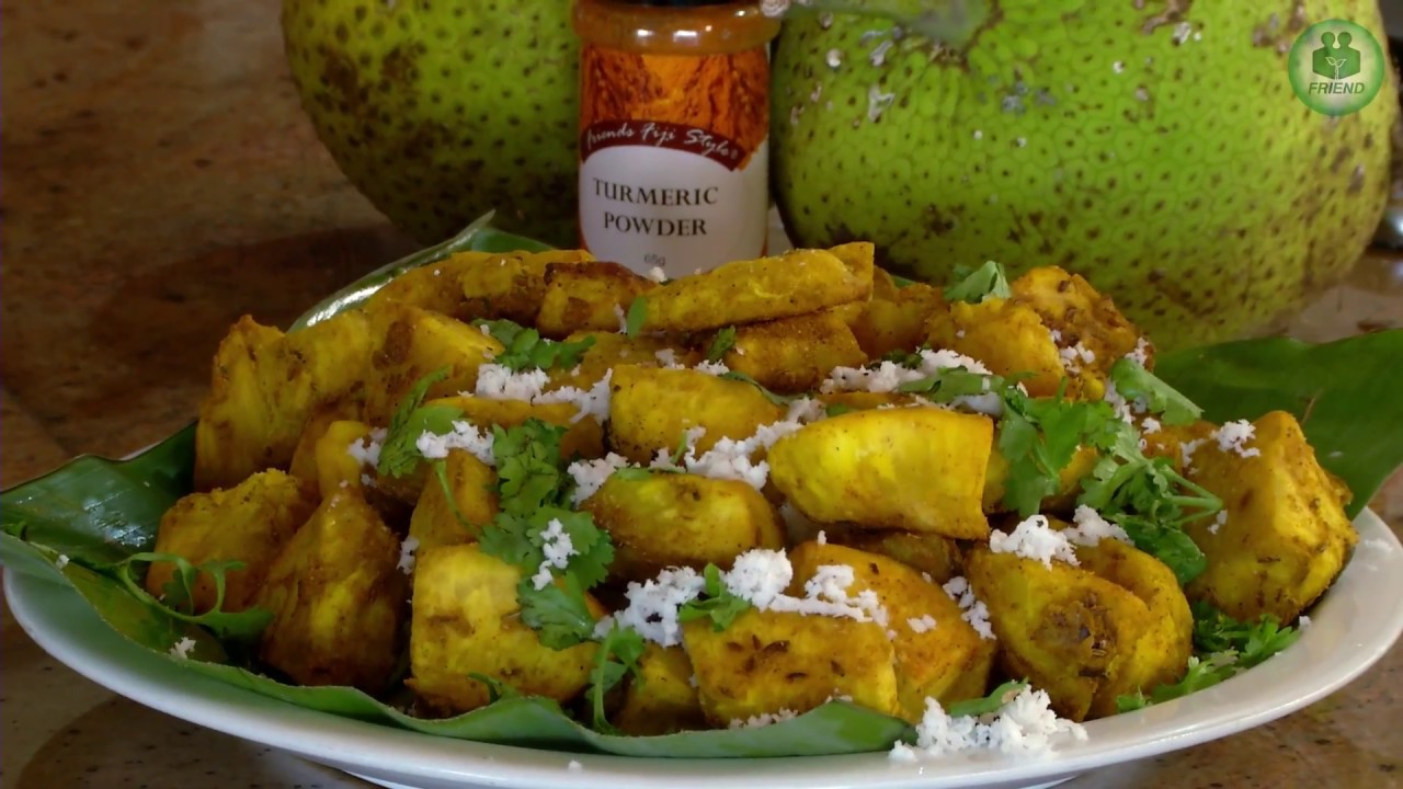 FRIEND Roasted Breadfruit Recipe - YouTube