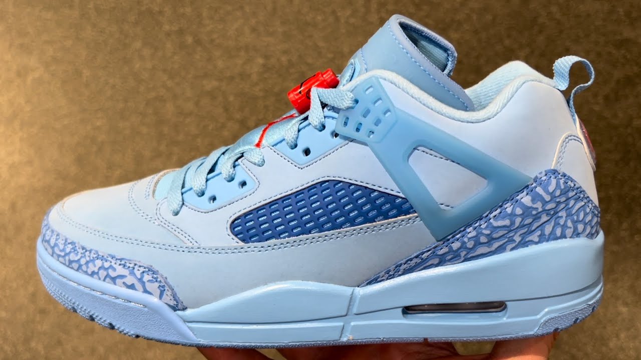 Jordan Spizike Low Houston Oilers Blue Shoes - YouTube