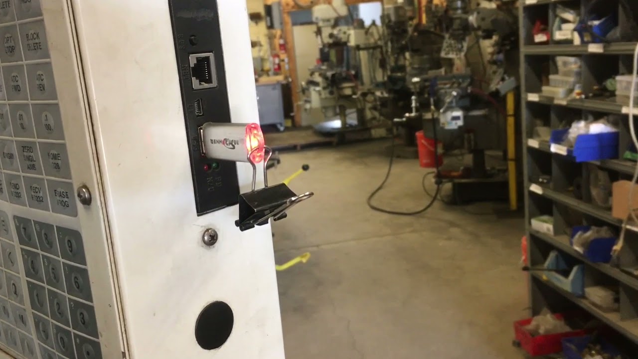 Haas USB to floppy emulator basics - YouTube