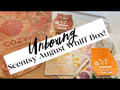 UNBOXING the August Scentsy Whiff Box! New Products! - YouTube